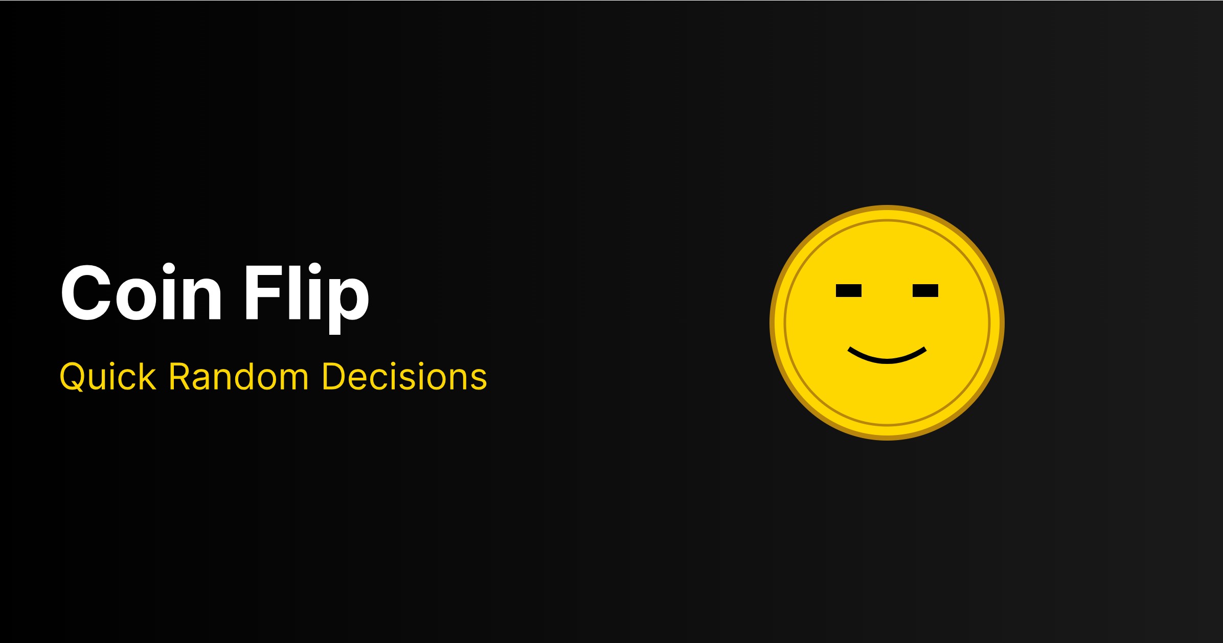 Coin Flip | Random Decision Maker App